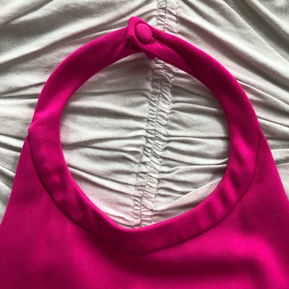 Dresses | Hot Pink Halter Top Dress | Poshmark